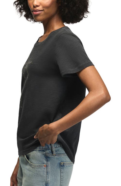 LUCKY BRAND Lucky Brand Embellished Palm Cotton T-Shirt